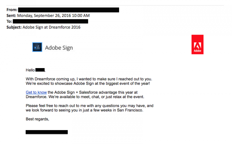 How Adobe Could Add More Value to Their Sales Emails - SalesFolk